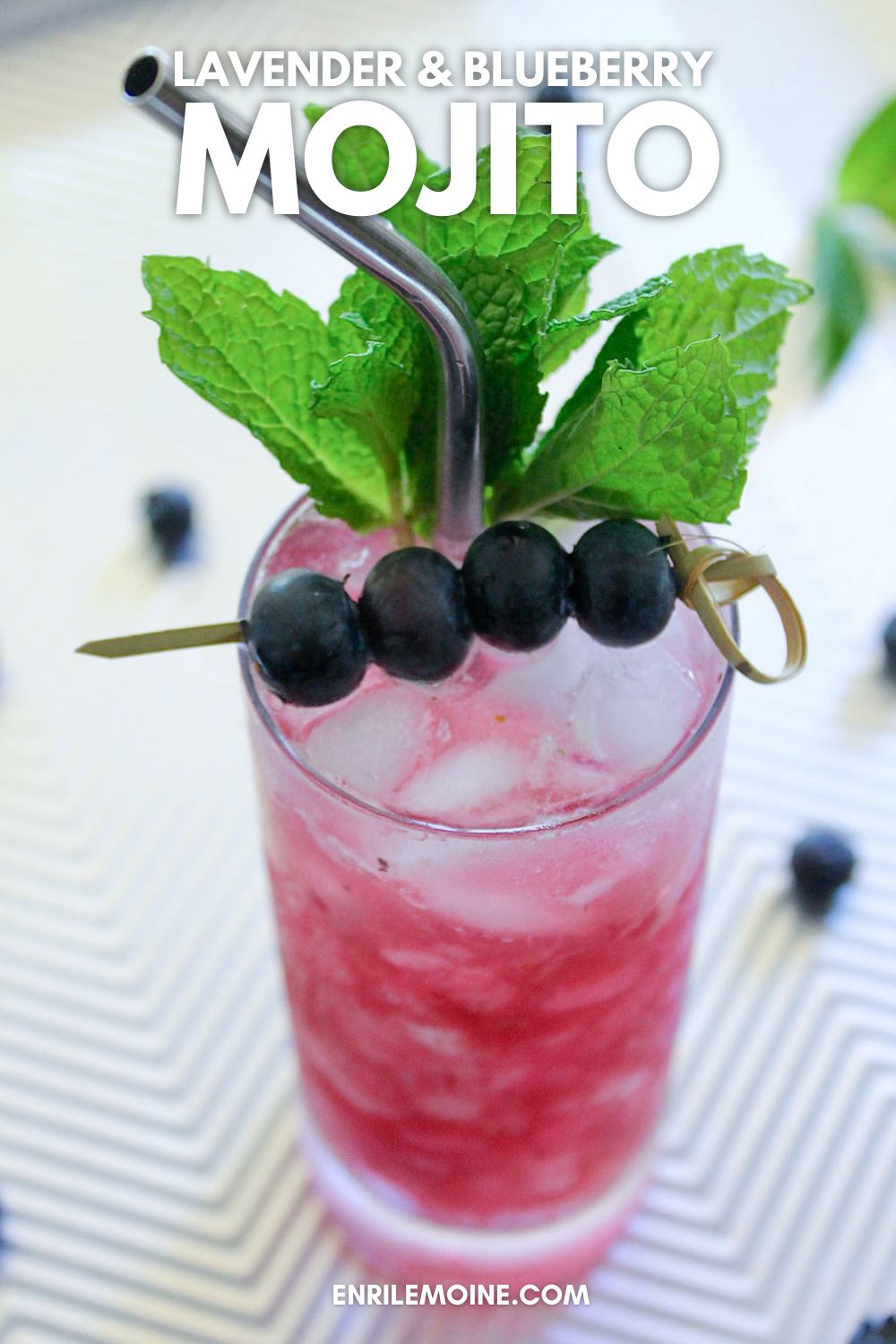 Blueberry Lavender Mojito + VIDEO - EnriLemoine