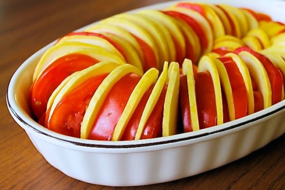 Tomato, Zucchini, and Yellow Squash Tian Recipe