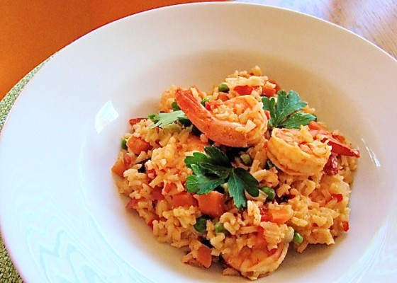 Arroz con langostinos - Enri Lemoine