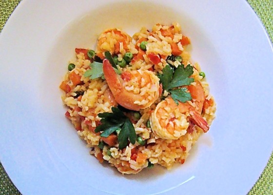Arroz con langostinos - Enri Lemoine