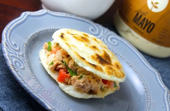 Arepas Filled with Tuna Salad - EnriLemoine