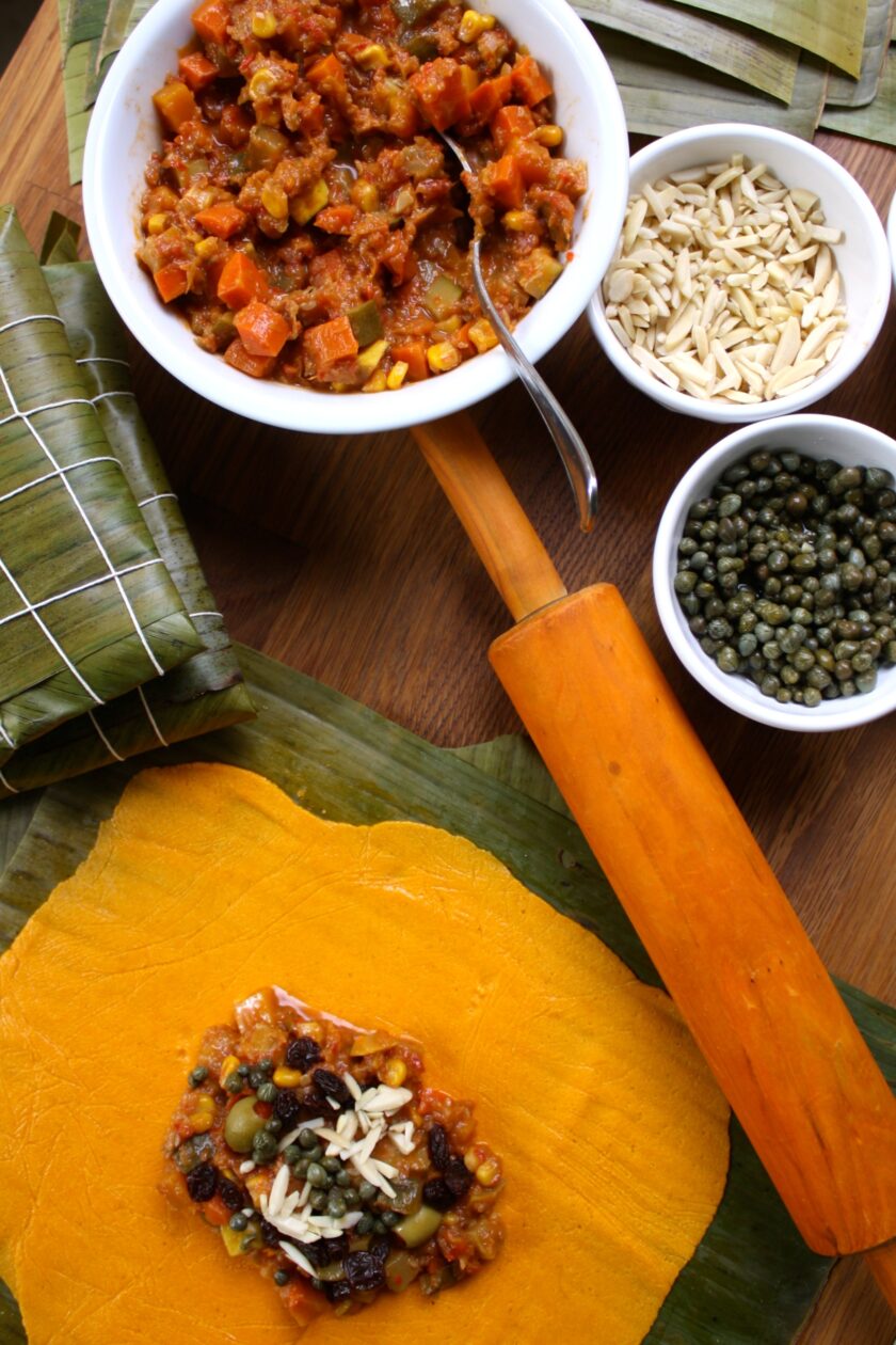 Delicious Vegetarian Hallaca Stew - Venezuelan Recipe