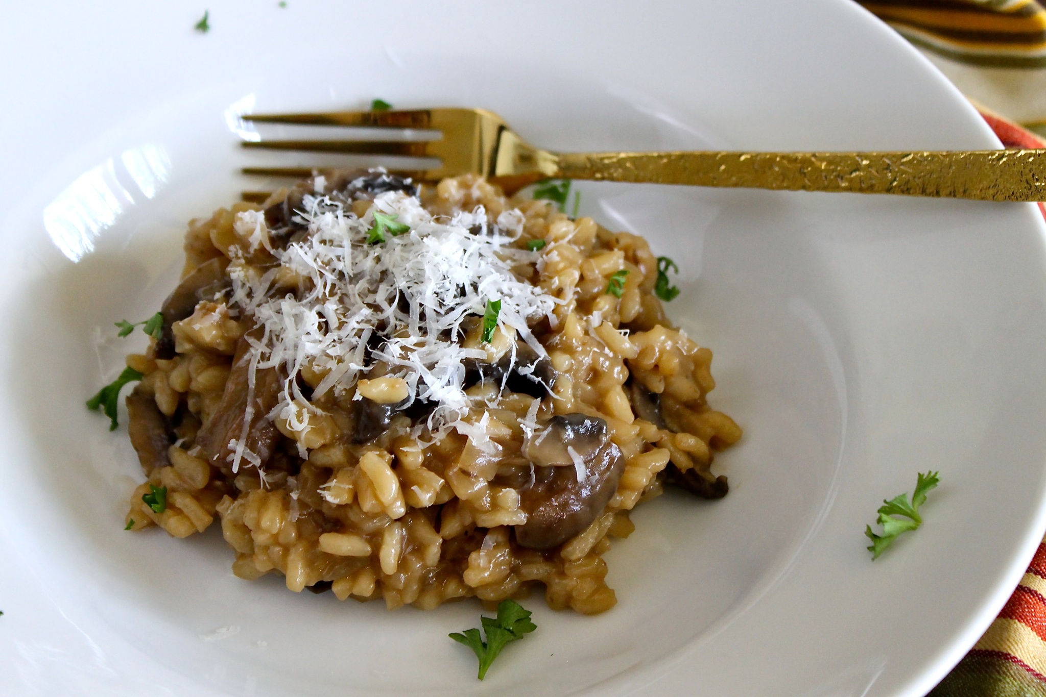 Portobello Risotto + VIDEO - SAVOIR FAIRE by enrilemoine