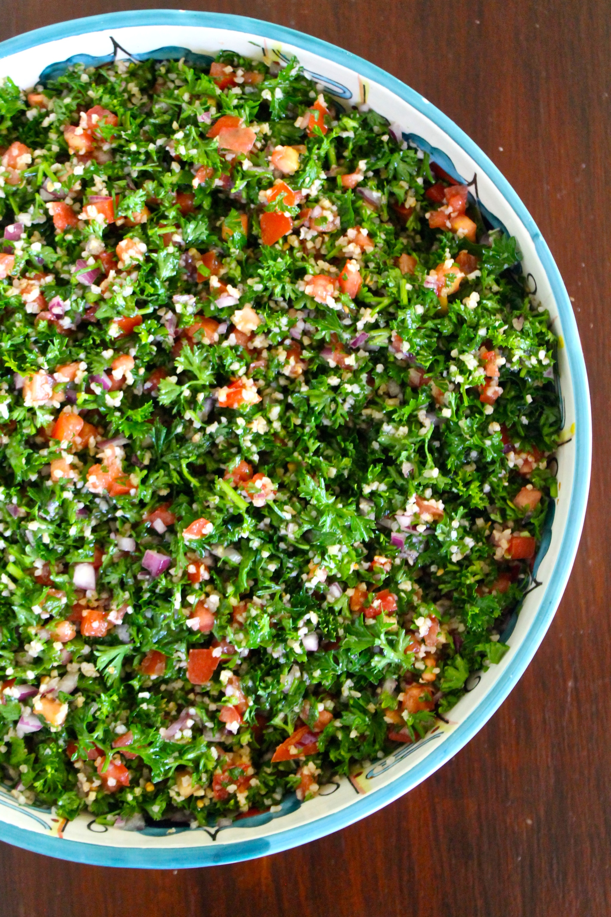 Receta de tabbouleh, tabulé o tabouli