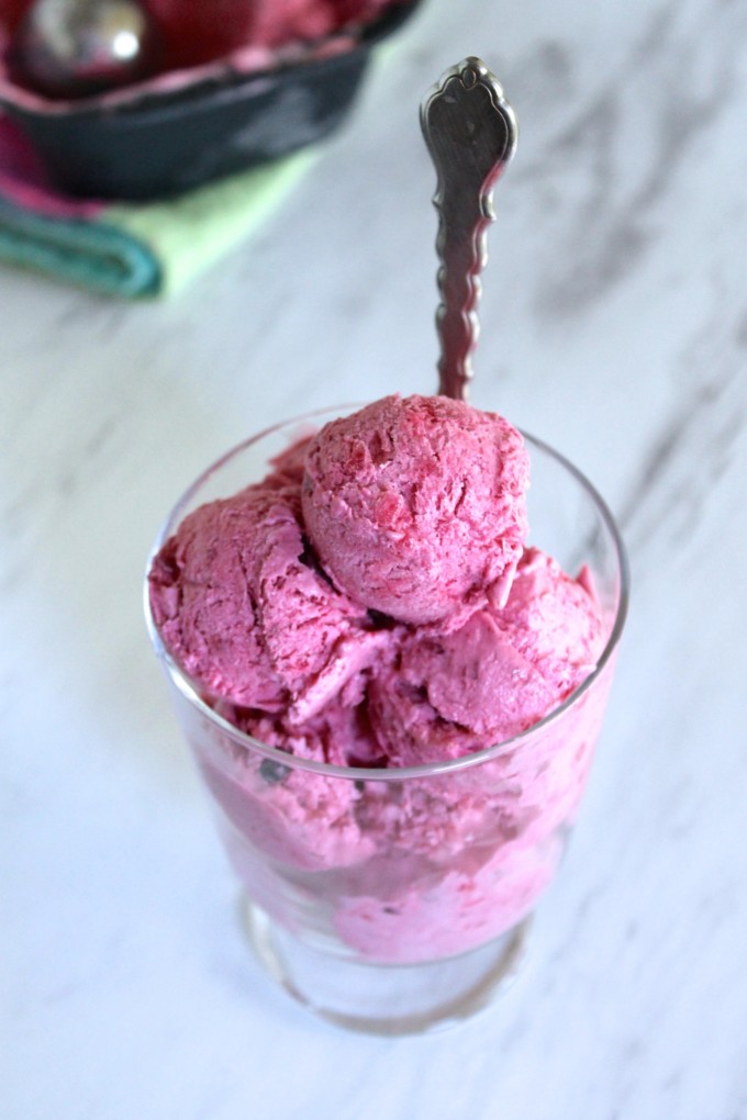 Helado de moras {sin máquina} - Enri Lemoine