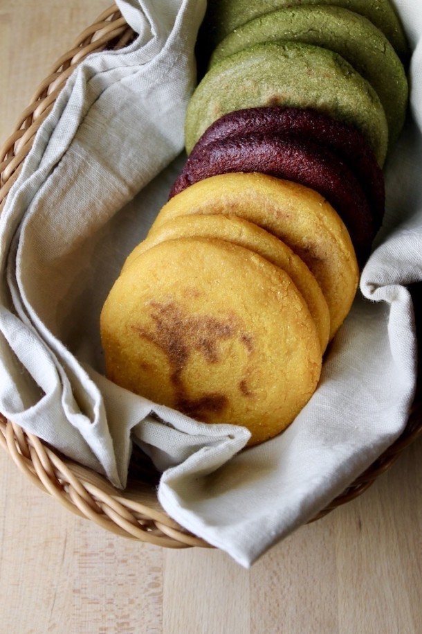 Veggie Colored Arepas Recipe + VIDEO - EnriLemoine