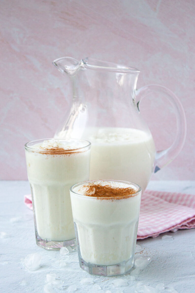 Cremosa chicha venezolana de arroz