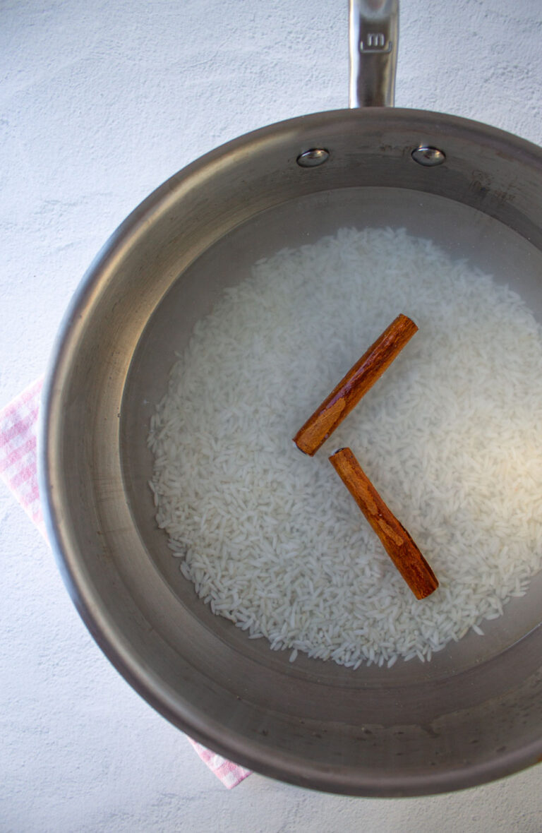 Cremosa chicha venezolana de arroz