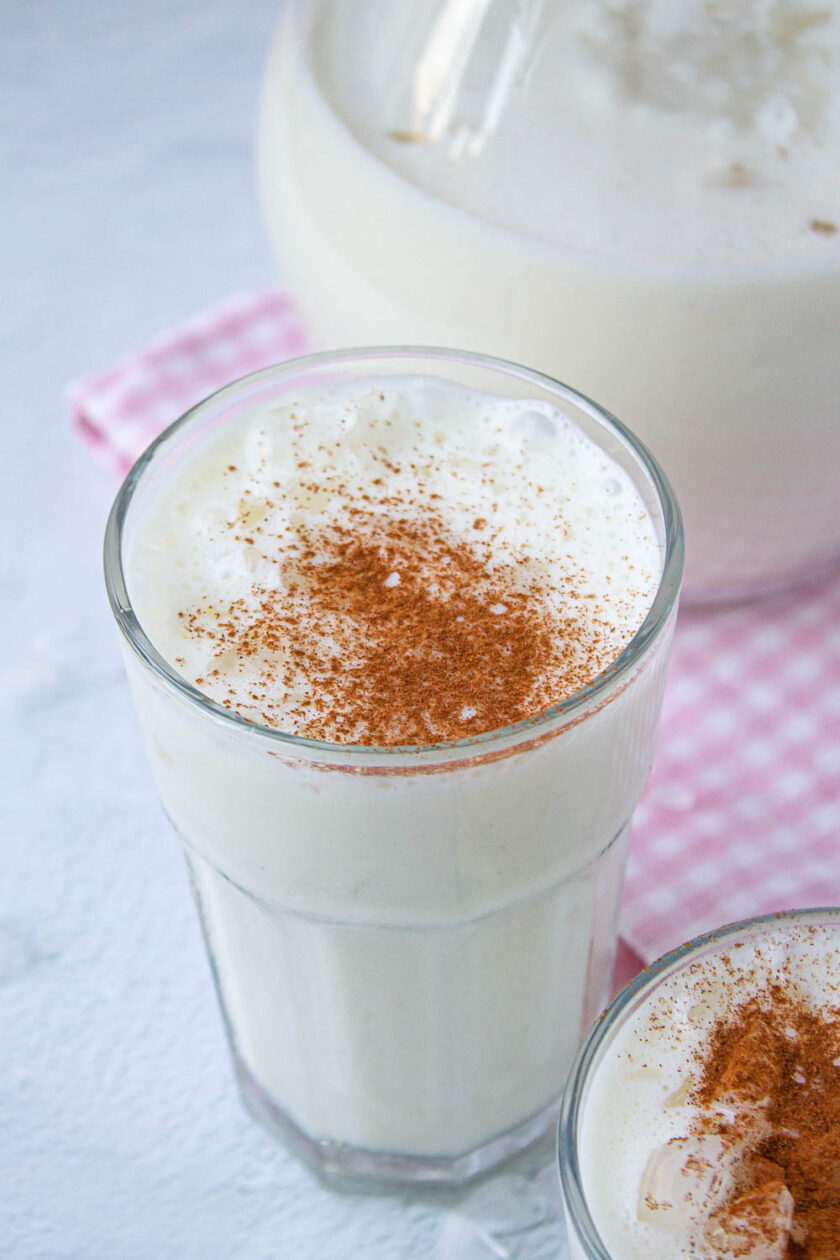 Cremosa chicha venezolana de arroz