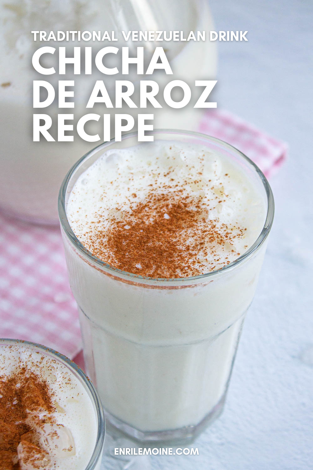 Cremosa chicha venezolana de arroz