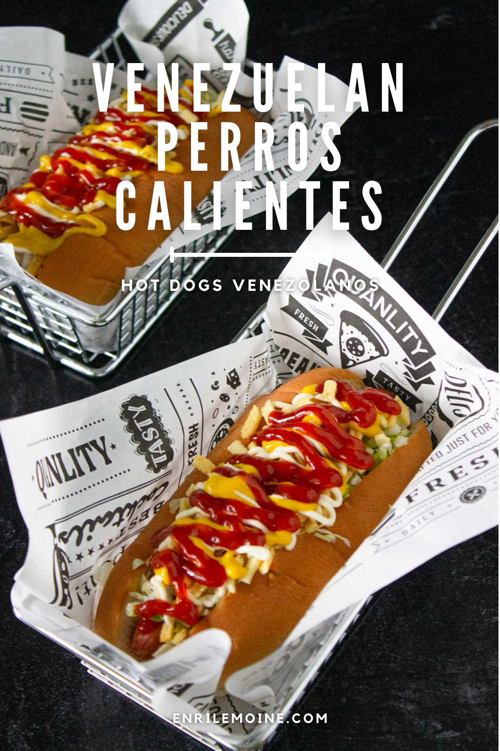 Venezuelan street-style hot dogs: Perros Calientes Recipe