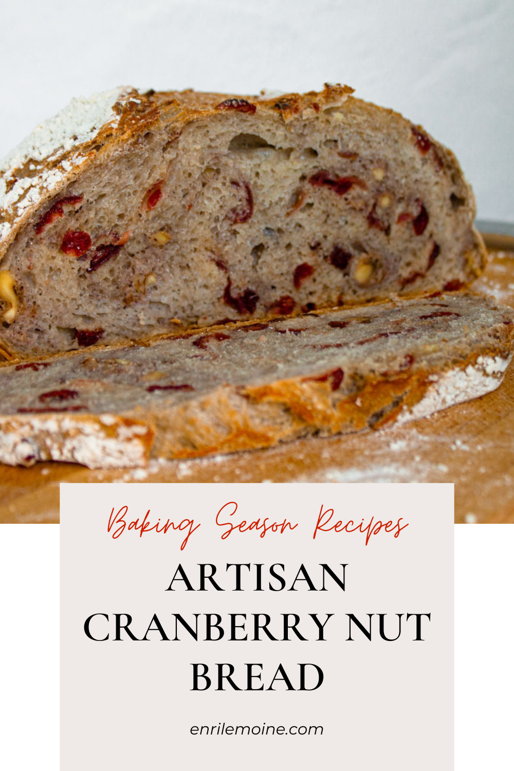 Delicious No-Knead Cranberry Walnut Bread for Your Baking Season
