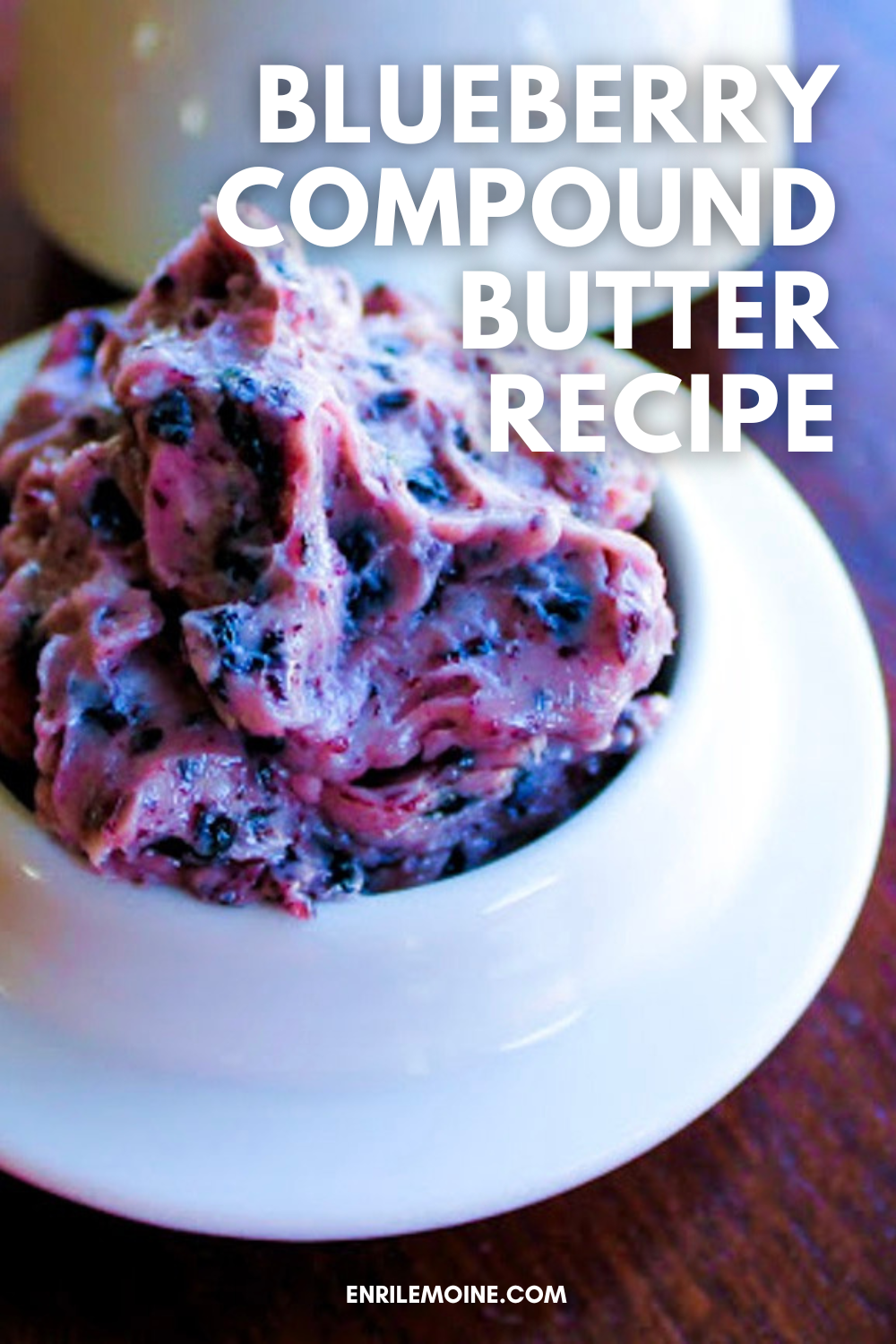Enhance your mornings with this delicious Dried Blueberry Compound Butter